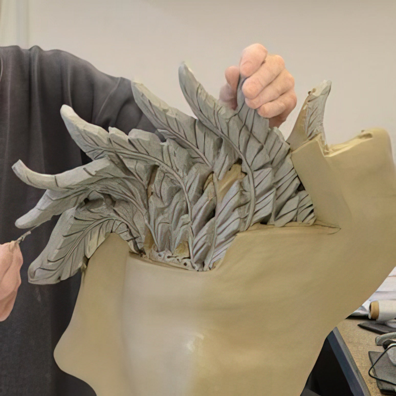 Lion Bust Savannah Miniature from Edge Sculpture by Matt Buckley ...