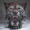 Edge Sculpture Wolf Bust Timber by Matt Buckley – Artworx Gallery
