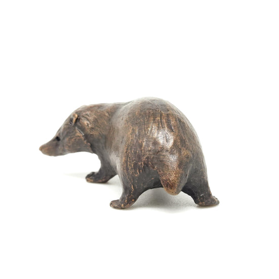 Badger Solid Bronze Miniature Sculpture from Butler and Peach – Artworx ...