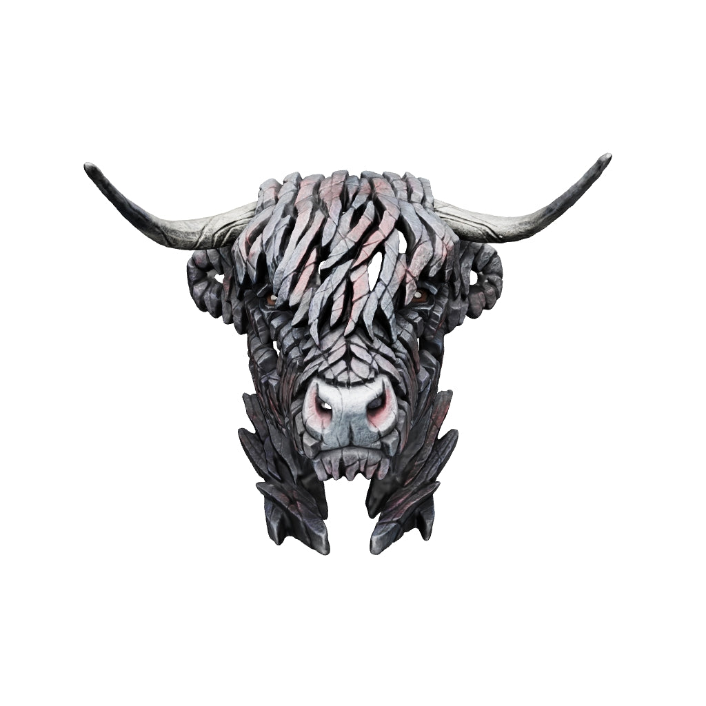 Highland Cow Bust Black from Edge Sculpture by Matt Buckley – Artworx ...