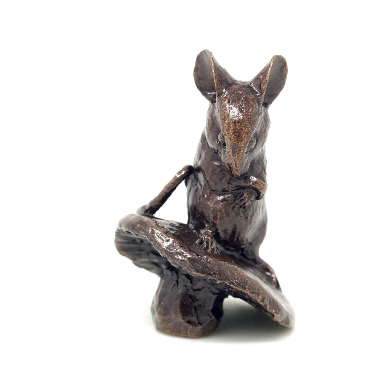 Mouse on Toadstool Bronze Miniature Sculpture from Butler and Peach ...