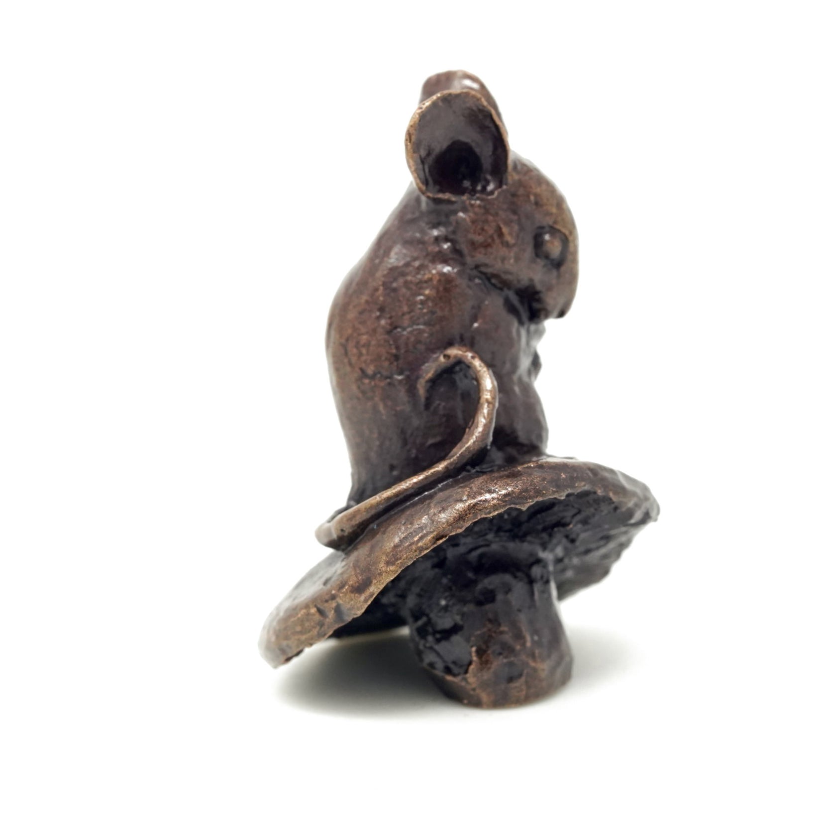 Mouse on Toadstool Bronze Miniature Sculpture from Butler and Peach ...