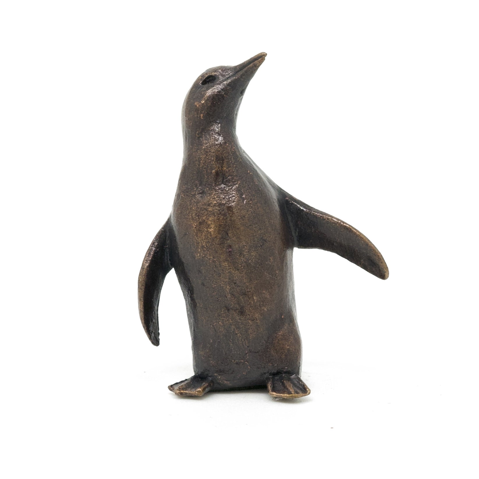 Penguin Solid Bronze Miniature Sculpture from Butler and Peach ...