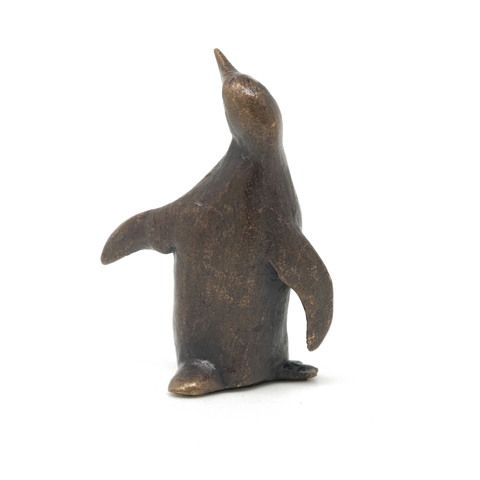 Penguin Solid Bronze Miniature Sculpture from Butler and Peach ...