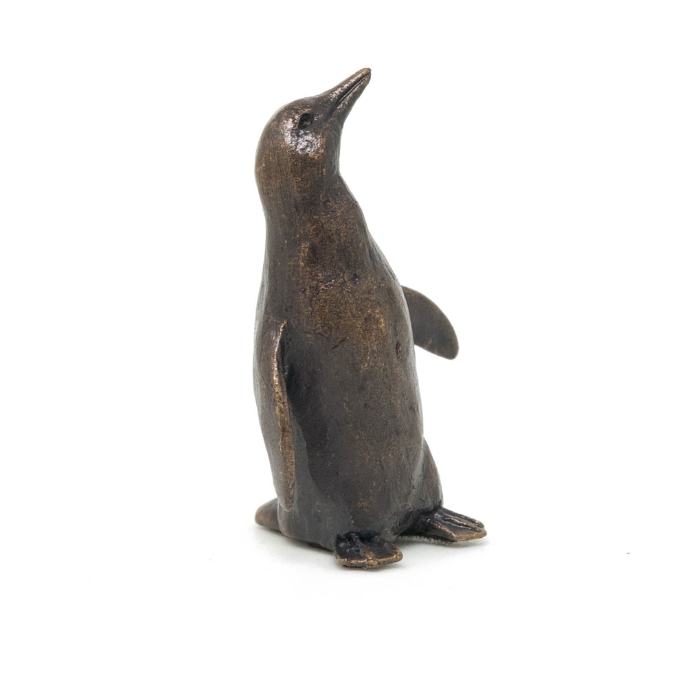 Penguin Solid Bronze Miniature Sculpture from Butler and Peach ...