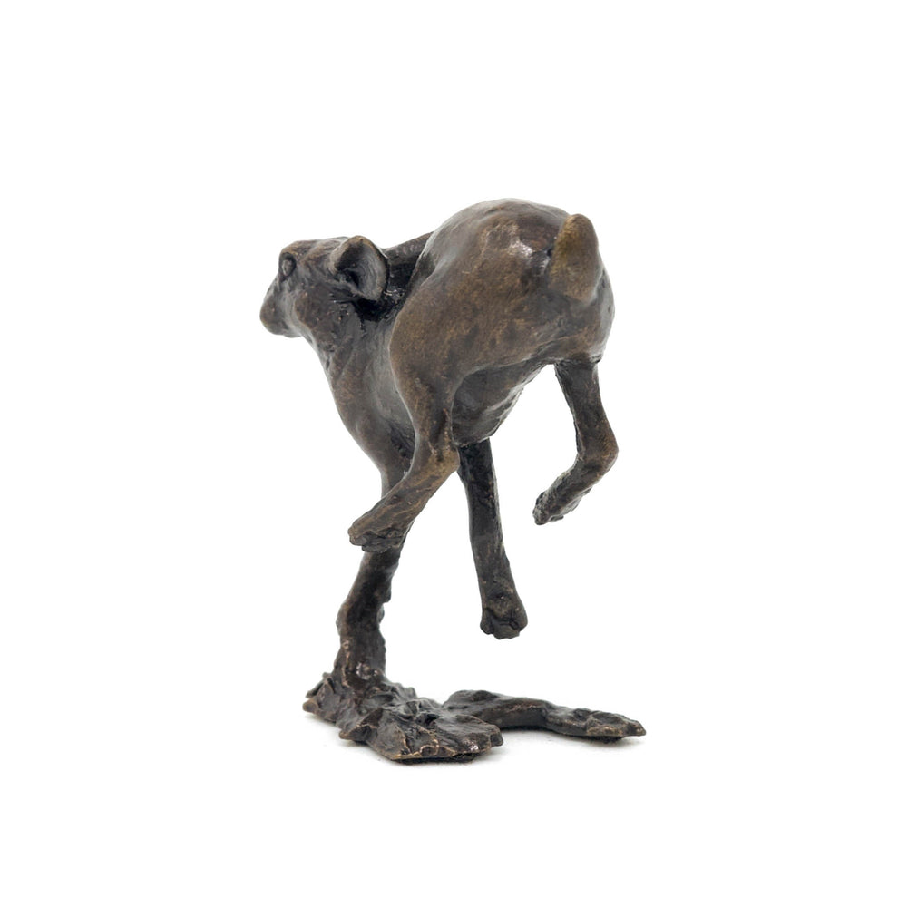 Hare Running Solid Bronze Miniature Sculpture from Butler and Peach ...