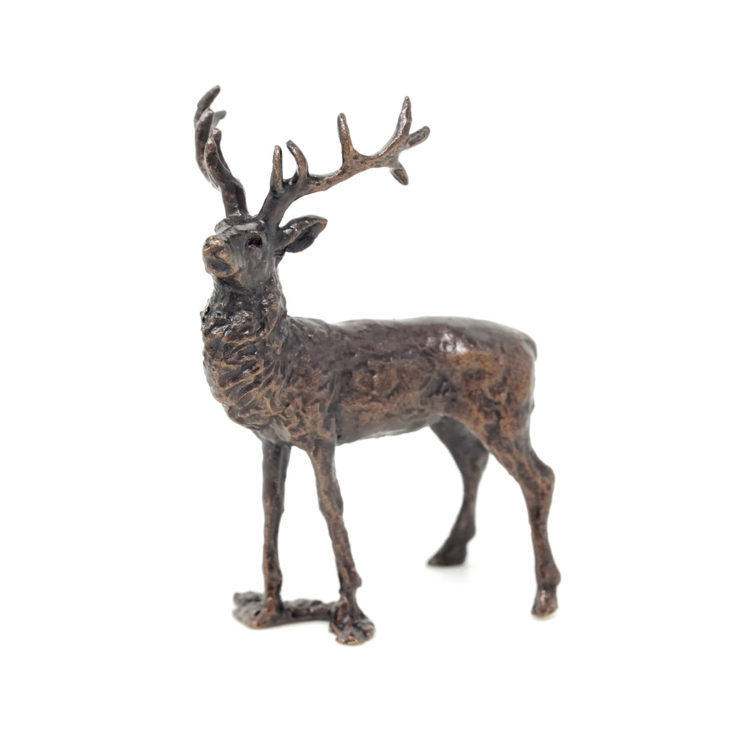 Stag Solid Bronze Miniature Sculpture from Butler and Peach – Artworx ...