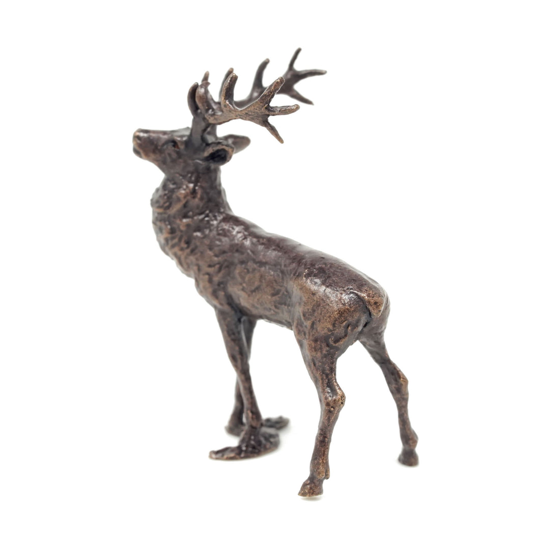 Stag Solid Bronze Miniature Sculpture from Butler and Peach – Artworx ...