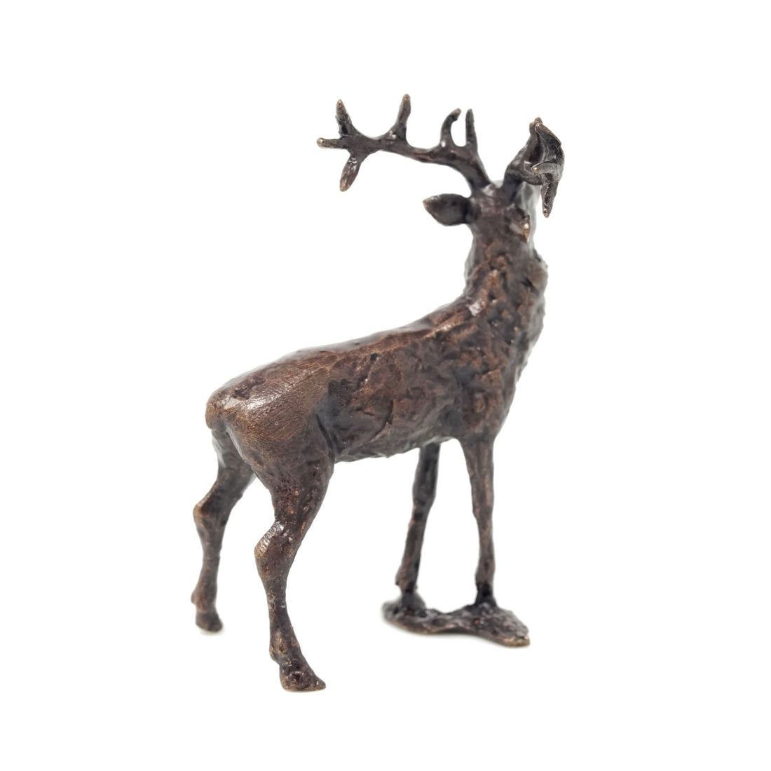 Stag Solid Bronze Miniature Sculpture from Butler and Peach – Artworx ...