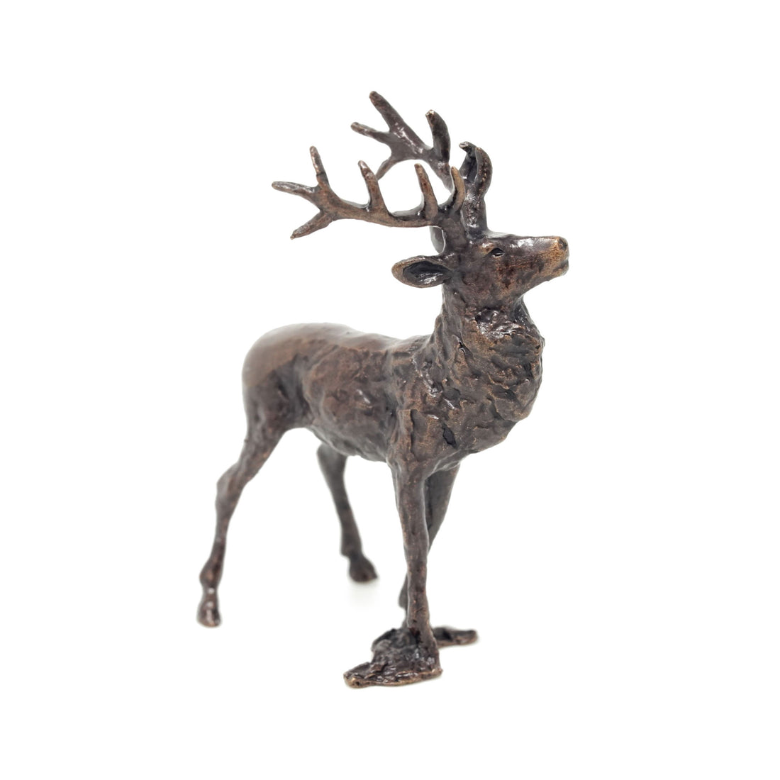 Stag Solid Bronze Miniature Sculpture from Butler and Peach – Artworx ...