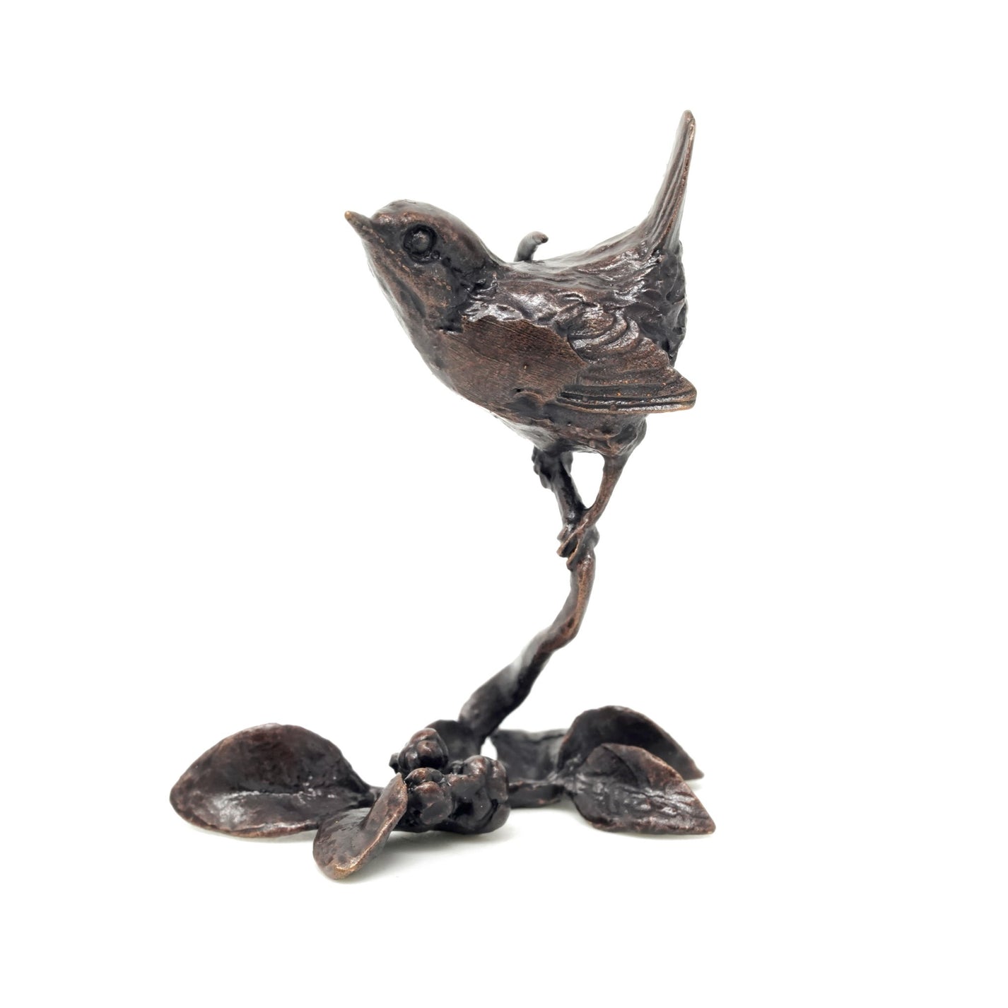 Wren Bronze Miniature Sculpture from Butler and Peach – Artworx Gallery