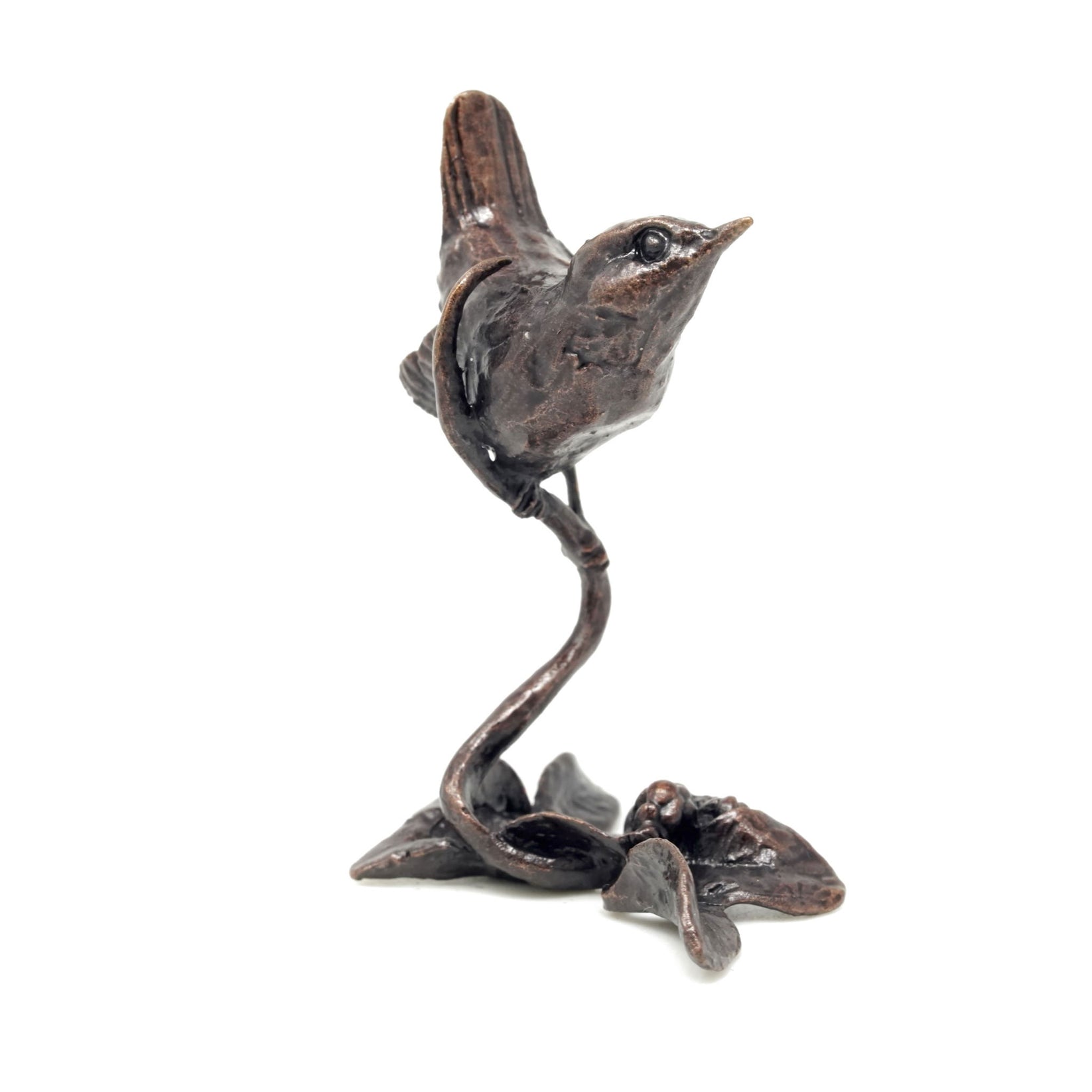 Wren Bronze Miniature Sculpture from Butler and Peach – Artworx Gallery